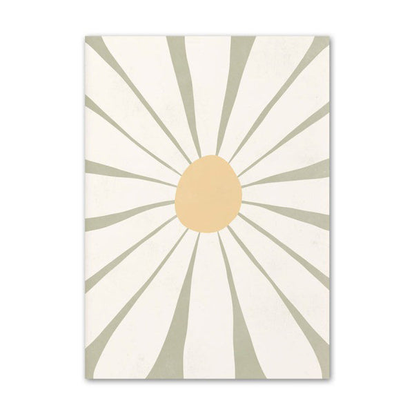 Sage Green Flowers Canvas Posters - Shop Online on roomtery