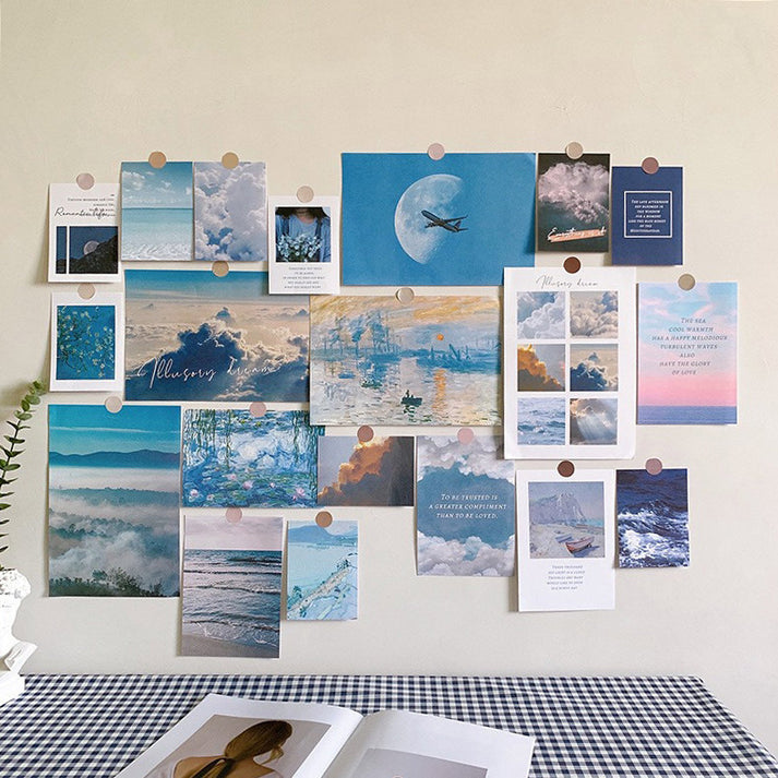 Vintage Art Wall Collage Cards - Shop Online on roomtery