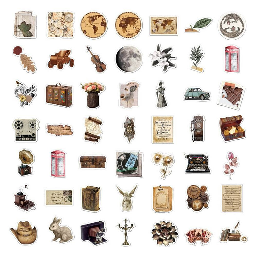 Cottagecore Aesthetic Vintage Sticker Pack - Shop Online on roomtery