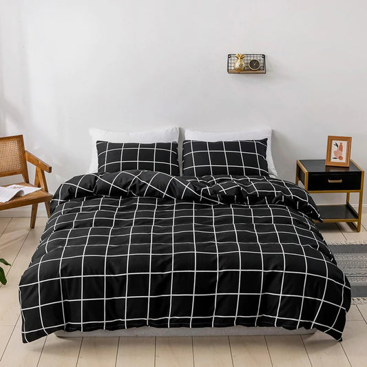 Checkered Bedding Duvet Covers & Sets - roomtery